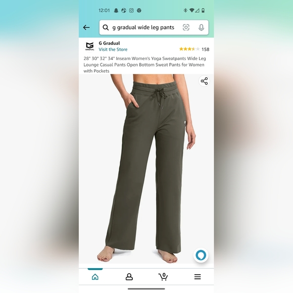 Amazon | Pants & Jumpsuits | G Gradual Womens Wide Leg Pants | Poshmark